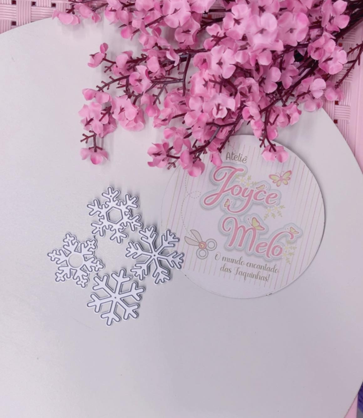FLOCOS FLOQUINHOS DE NEVE – Ateliê Joyce Melo